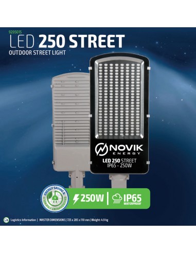 Reflector Luminaria Led Exterior Novik LED 250 STREET 200 Leds 250W ...